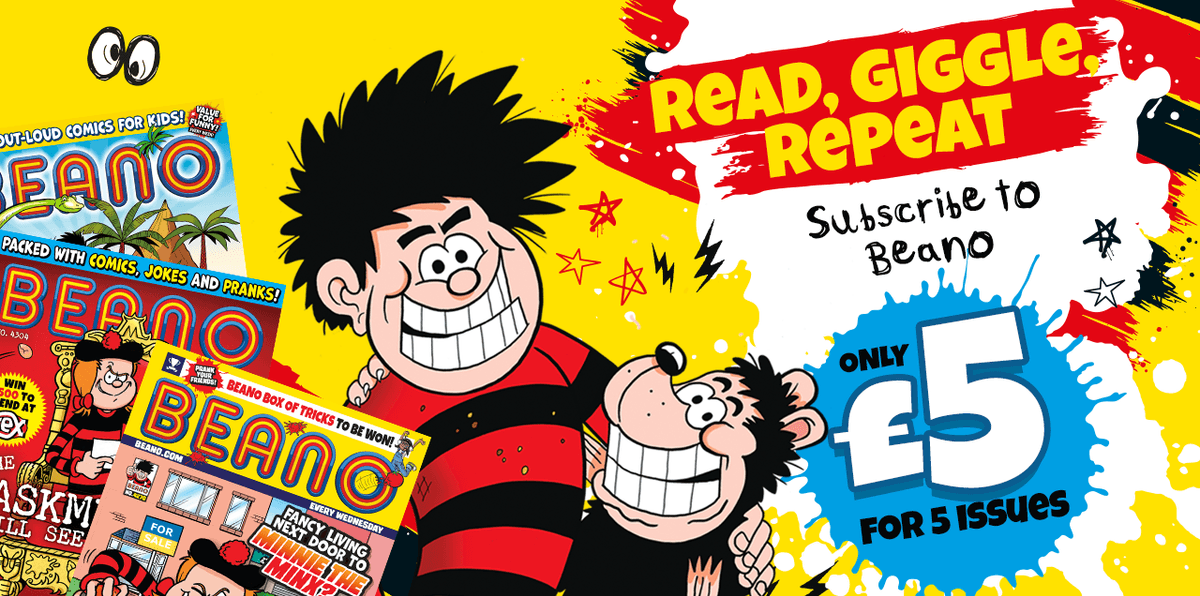 The Official Beano Shop | Comic Subscriptions | Annuals